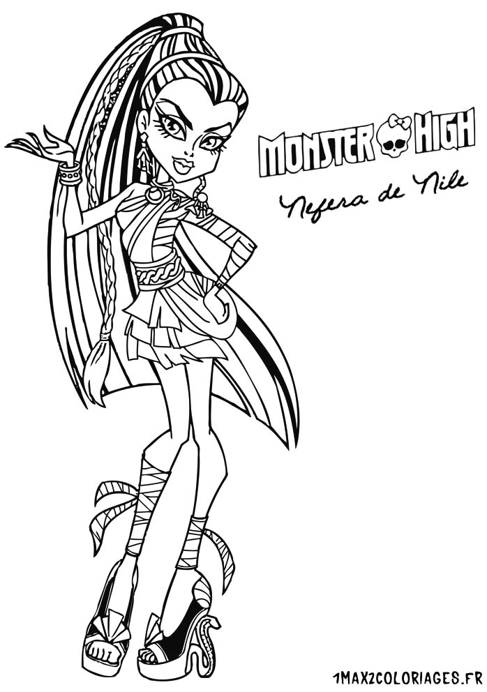 Coloriage Des Personnages De Monster High Nouvelle Poupee Monster Coloriage Des Personnages De Monster High Nouvelle Poupee Monster