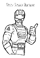 Coloriages Powers Rangers - colouring page power rangers