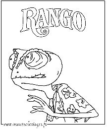 coloriages et dessins du film rango.Gratuit 6 coloriages exclusifs ...